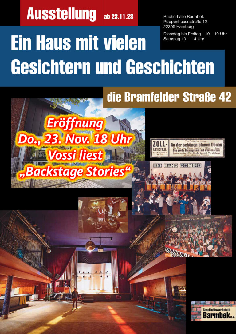 Ausstellungseröffnung der Geschichtswerkstatt Barmbek mit Lesung von ...