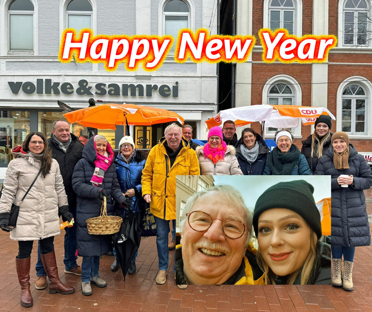 Happy New Year vom Bad Segeberger Marktplatz | Uwe Voss